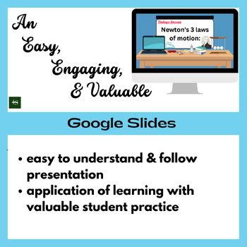 Newtons Laws Of Motion Slide Presentation Animated Unit Lesson
