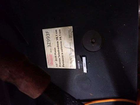 Knaack 3068 Toolbox Wdrill Press And Vise Yellow Tag Auctions