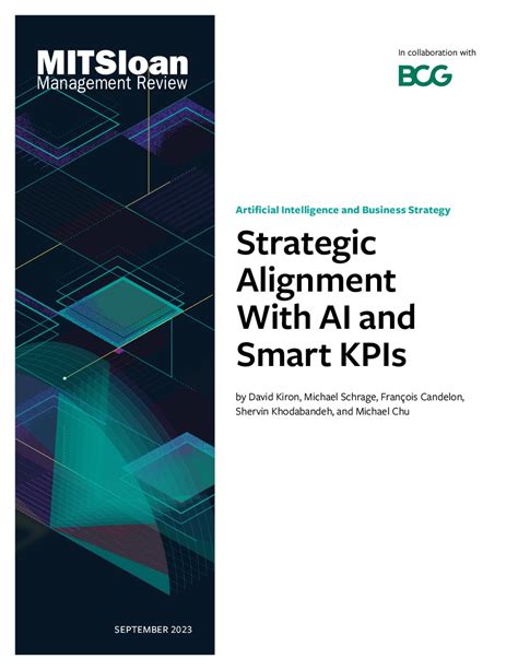 Strategic Alignment With AI And Smart KPIs MIT SMR Store