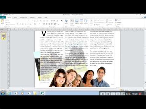 Microsoft Publisher Layers And Transparency YouTube