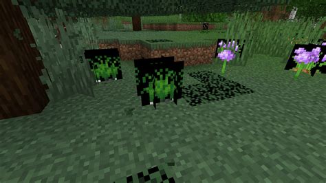 I Made A Custom Modpack For Myself And I Got These Black Artifacts Around Flowers But Not On