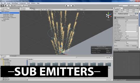 Unitys Shuriken Particle System Sub Emitters Unity Unity Tutorials