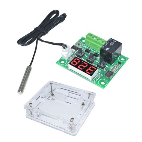 Termostato Digital Programable Ccarcasa Iot W1209 Modulo Relay C