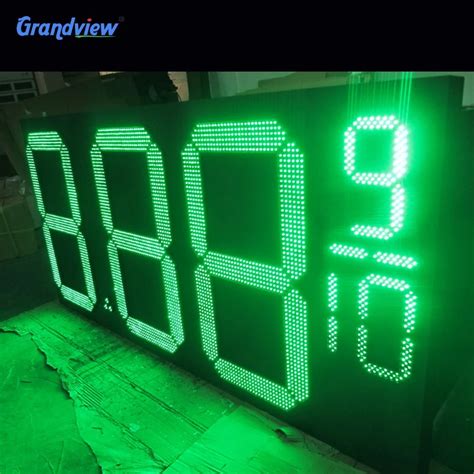 Inch Segment LED Gas Price Sign Display Gas Station LED Sign Board Price Digital Sign Gas