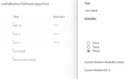solved radio button control issue is it a bug power platform community
