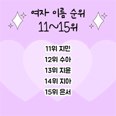 순우리말이름 여자이름 추천 모음 네이버 블로그