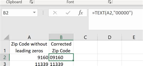 Fix Leading Zeros In Zip Codes In Excel In 10 Seconds Rockstar Excel