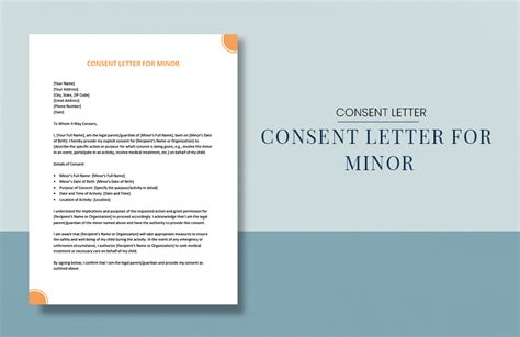 Consent Letter For Minor In Word Google Docs PDF Download Template Net