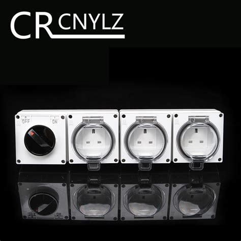 영국 소켓 Ip66 방수 산업 소켓 야외 방수 콘센트 3 갱 소켓 스위치전기소켓 Aliexpress