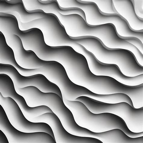 Premium Photo Stylish White Abstract Geometric Pattern Background Wave And Curve Abstract