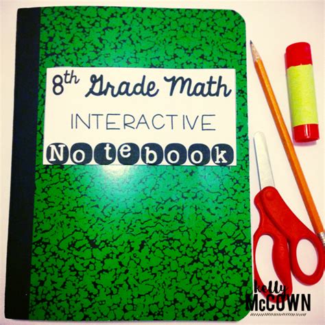 Kelly Mccown 8th Grade Interactive Math Notebook Bundle