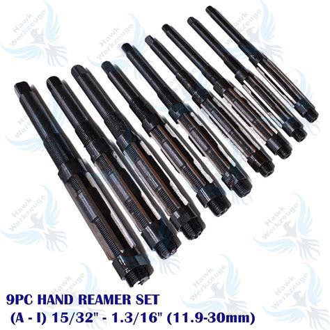 Adjustable Hand Reamers Set 9 Pcs H4 H12 A I 1532 1316 11
