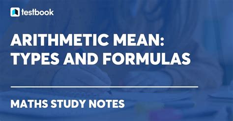 Arithmetic Mean Of Grouped And Ungrouped Data With Formula