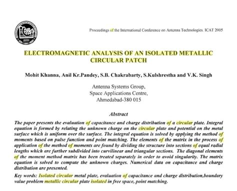 Pdf Multilayer Electromagnetic Coupled Printed Planar Array For Sar