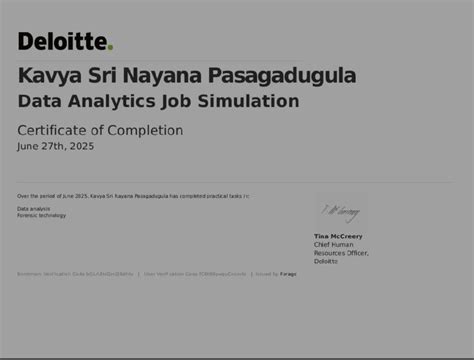 Dataanalytics Certificate Deloitte Learningjourney Kavyasri Nayana