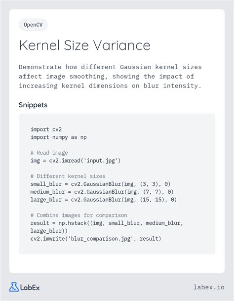 Kernel Size Variance