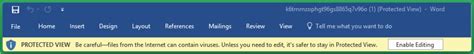 Disabling Protected View For Ms Word And Excel Tokens Thinkst Canary