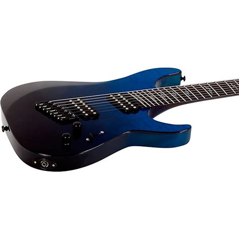 Schecter Guitar Research Reaper 7 String Elite Multiscale Electric Guitar Deep Ocean Blue