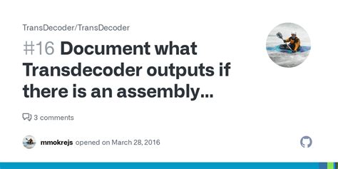 Document What Transdecoder Outputs If There Is An Assembly Chimera In