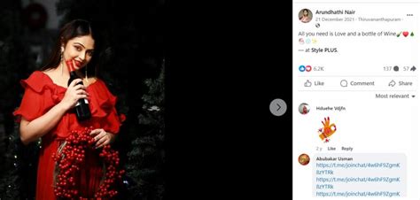 Arundhathi Nair Height Age Boyfriend Husband Family Biography More Starsunfolded