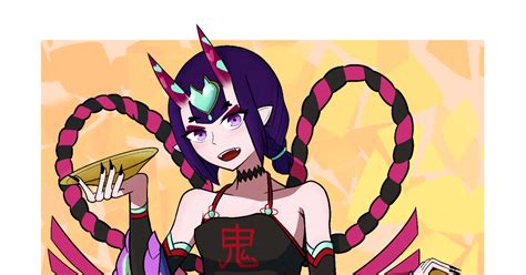 酒呑童子 Fate Caster Shuten Doji 酒呑童子 Marumariのイラスト Pixiv