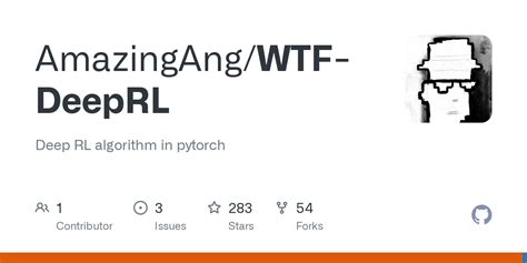 Github Amazingangwtf Deeprl Deep Rl Algorithm In Pytorch