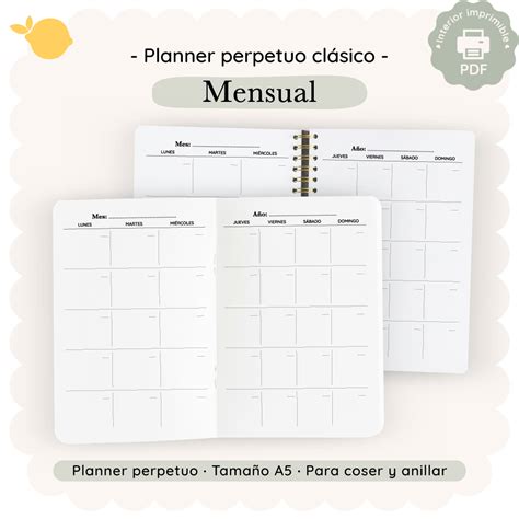 Calendario Mensual En Blanco Para Imprimir