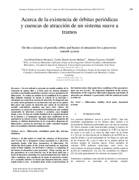 Pdf On The Existence Of Periodic Orbits And Basins Of Attraction For
