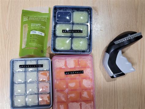 중기 이유식큐브 만들기 소고기육수만들기 채소 다져서 얼리기 모유저장팩 활용법 네이버 블로그