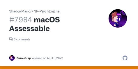 Macos Assessable · Issue 7984 · Shadowmariofnf Psychengine · Github