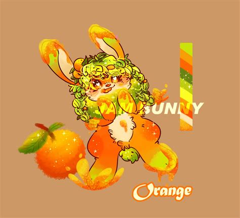 Orange Jammy Bunny Adopt Auction By Honeyfox0922 On Deviantart