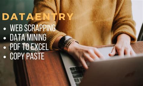 do excel data entry copy paste web research data mining by
