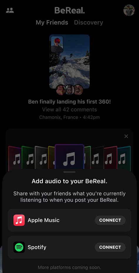 How To Add Music To Bereal Share What You Are Listening To