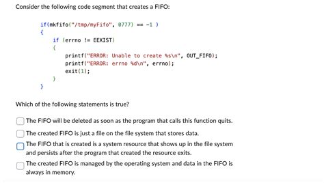 Solved Consider The Following Code Segment That Creates A Chegg Com