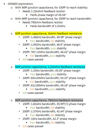 Opa858 Design Of A Low Noise Extremely High Bandwidth Transimpedance Amplifier Amplifiers