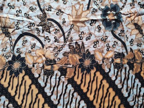 Clasic Indonesian Premium Batik Sogan Pattern Stock Image Image Of