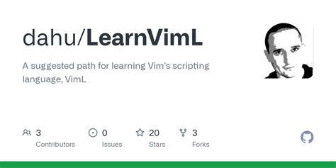 Github Dahulearnviml A Suggested Path For Learning Vims Scripting