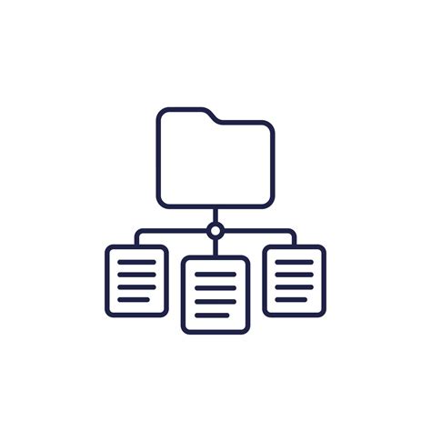 Classification Line Icon Data Management 54069316 Vector Art At Vecteezy