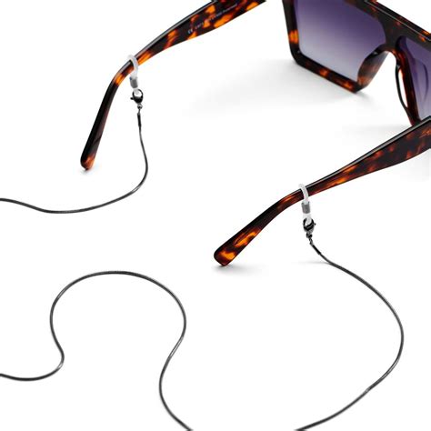 Black Stainless Steel Snake Sunglasses Chain In Stock Trendhim