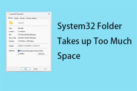 How To Fix System32 Folder Takes Up Too Much Space On Win11