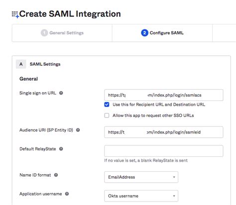Configuring Saml Authentication For Okta