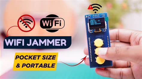 Mini Wifi Jammer Build Esp8266 Deauther Diy Project Youtube