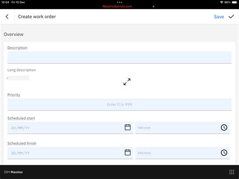 Role Based Applications Technician 1 Maximo Secrets
