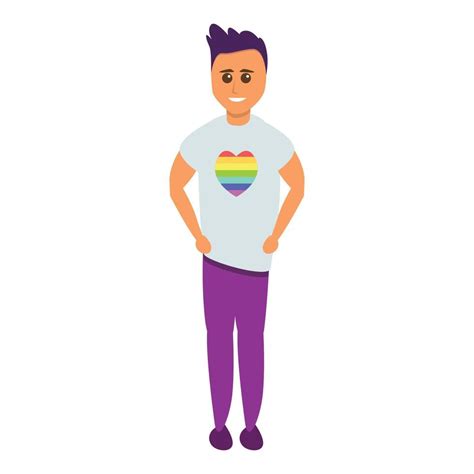Gay Man Icon Cartoon Style Vector Art At Vecteezy