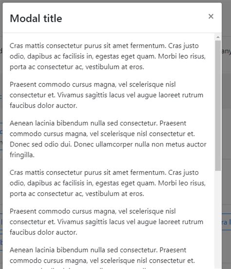 Angular How To Reset Modal Scroll Time Modal S Content Is Updated Stack Overflow
