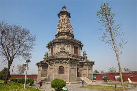 石家庄正定县广惠寺华塔 历史古迹景区 旅游景点 摄影素材 汇图网www huitu