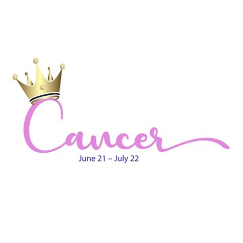 Premium Vector Cancer Zodiac Logo