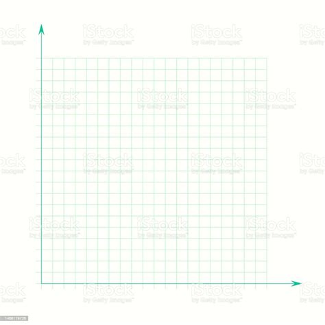 그리드 용지입니다 수학 그래프 X축 Y축을 갖춘 카르테시안 좌표 시스템 색상 선이 있는 정사각형 배경입니다 학교 교육을 위한 기하학적 패턴 투명 한 배경에 줄 지어 빈
