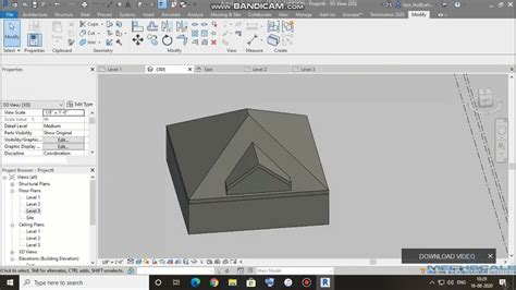 Revit Architecture Roof Dormer Youtube