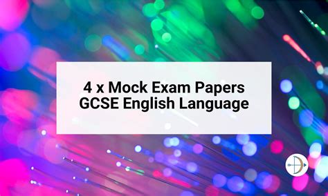 Mock Exam Papers For Gcse English Language Paper 2 Ks4 Teaching Resource
